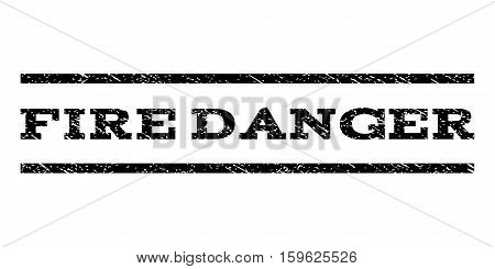 Fire Danger Watermark Vector & Photo (Free Trial) | Bigstock