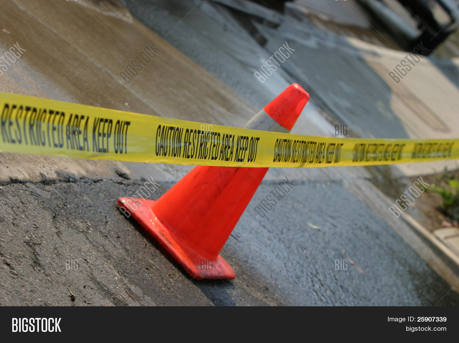 "CAUTION DO NOT CROSS Image & Photo (Free Trial) | Bigstock