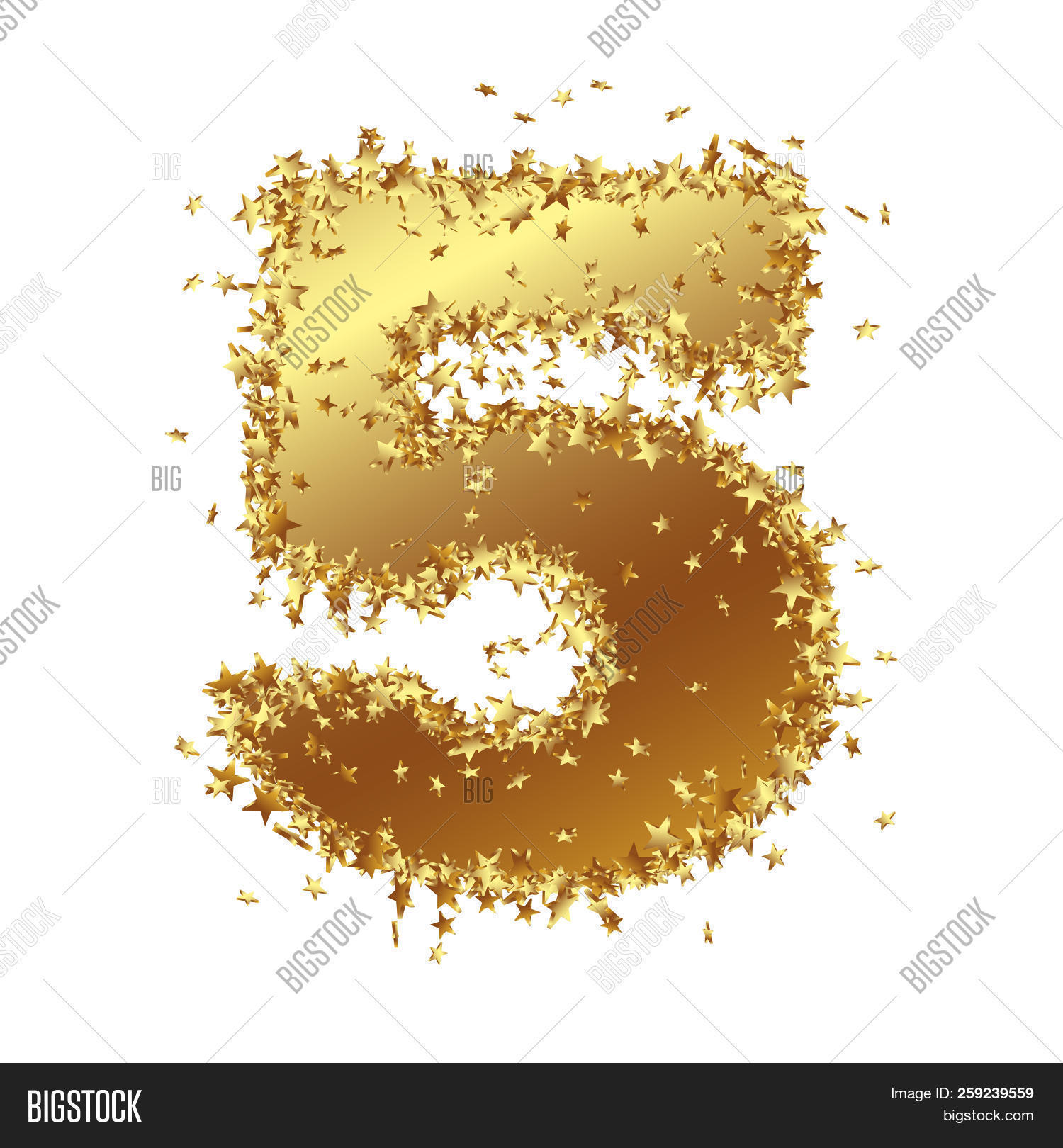 Abstract Golden Number Image & Photo (Free Trial) | Bigstock