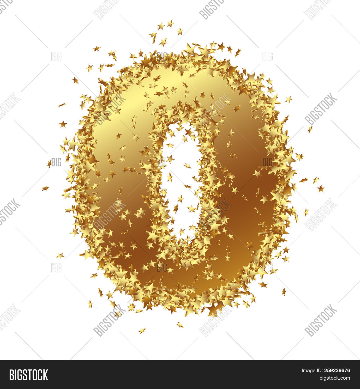 Abstract Golden Number Image & Photo (Free Trial) | Bigstock