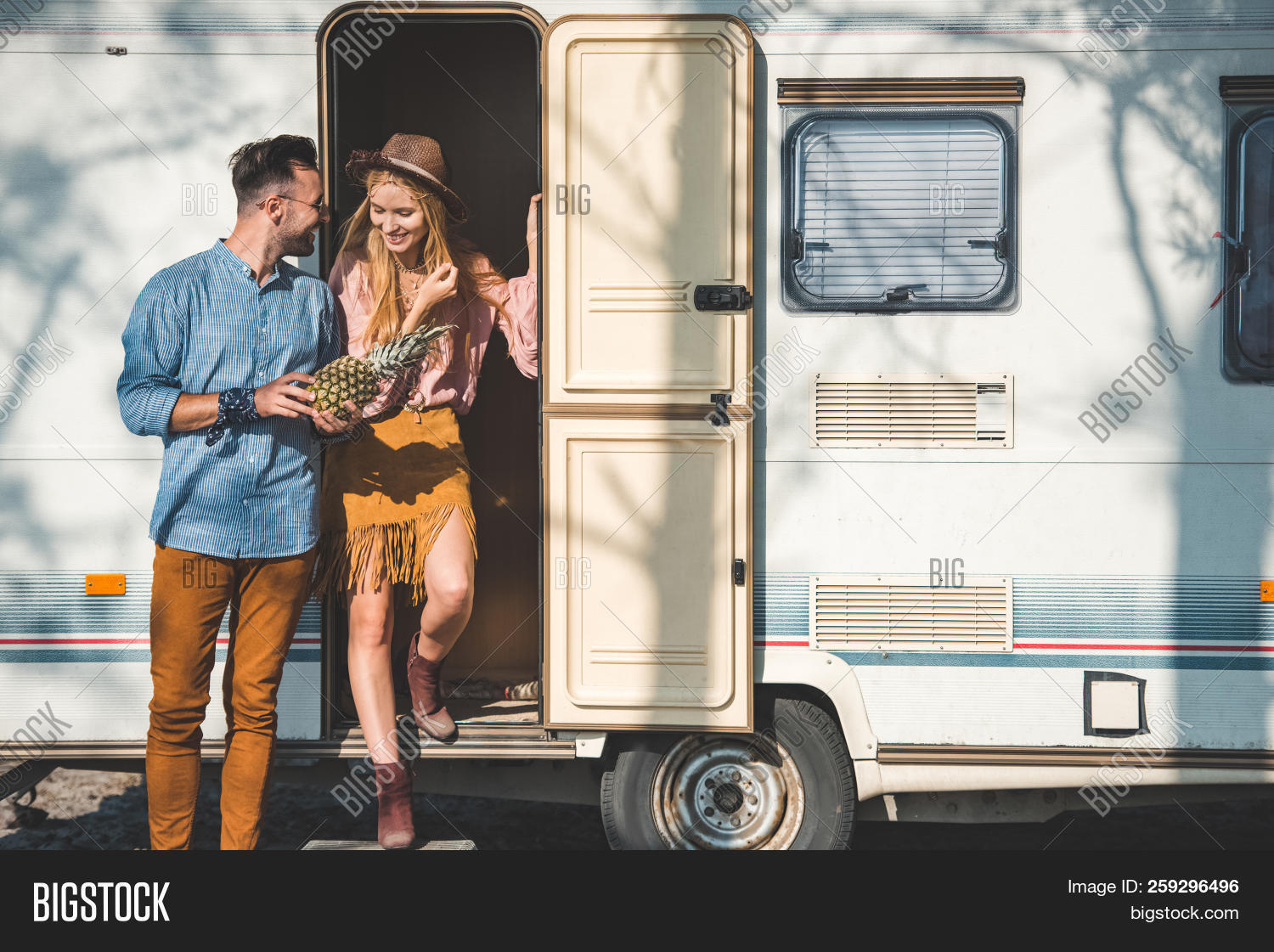 Couple Campers Image & Photo (Free Trial) | Bigstock