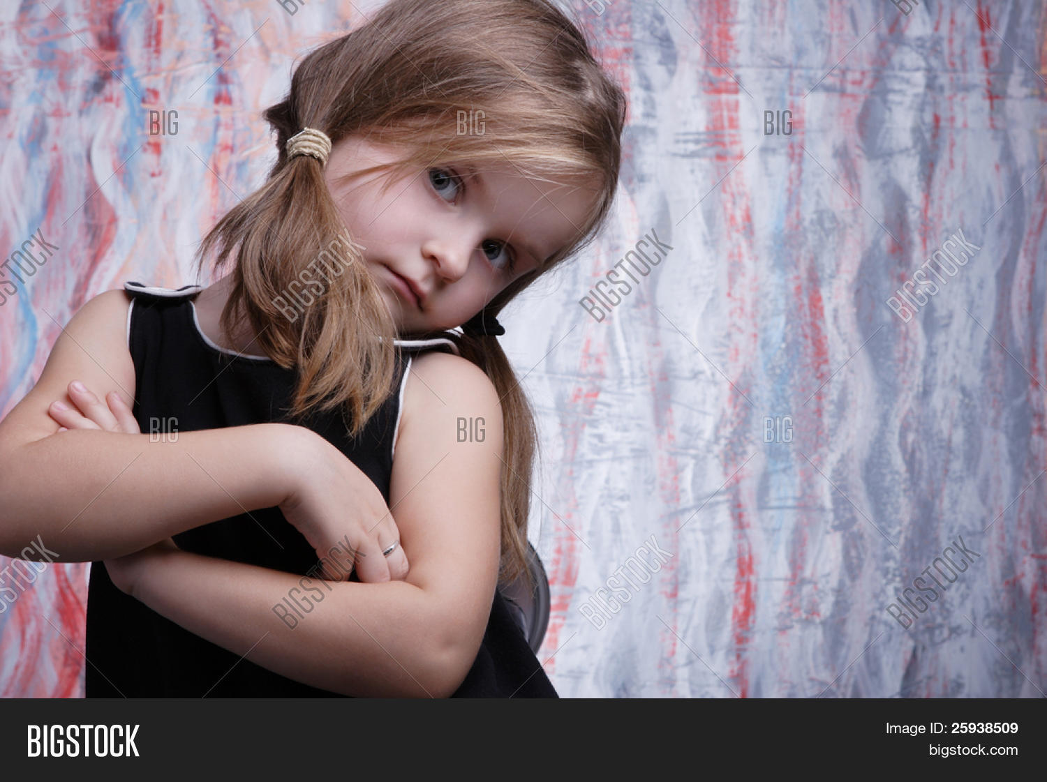 Cute Small Girl Posing Image & Photo (Free Trial) | Bigstock