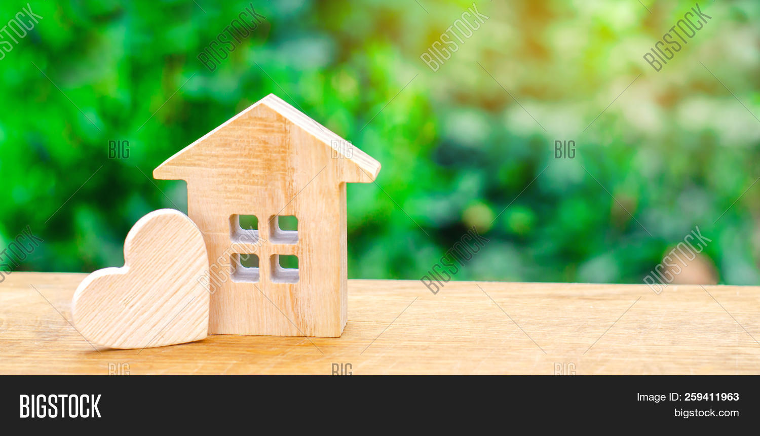 House Wooden Heart. Image & Photo (Free Trial) | Bigstock