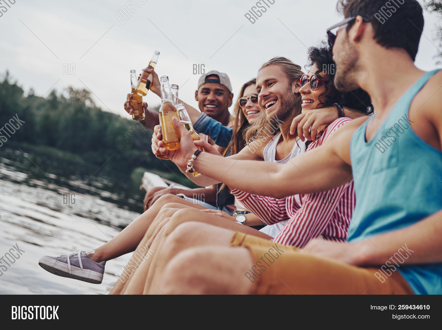Just Relaxing. Group Image & Photo (Free Trial) | Bigstock