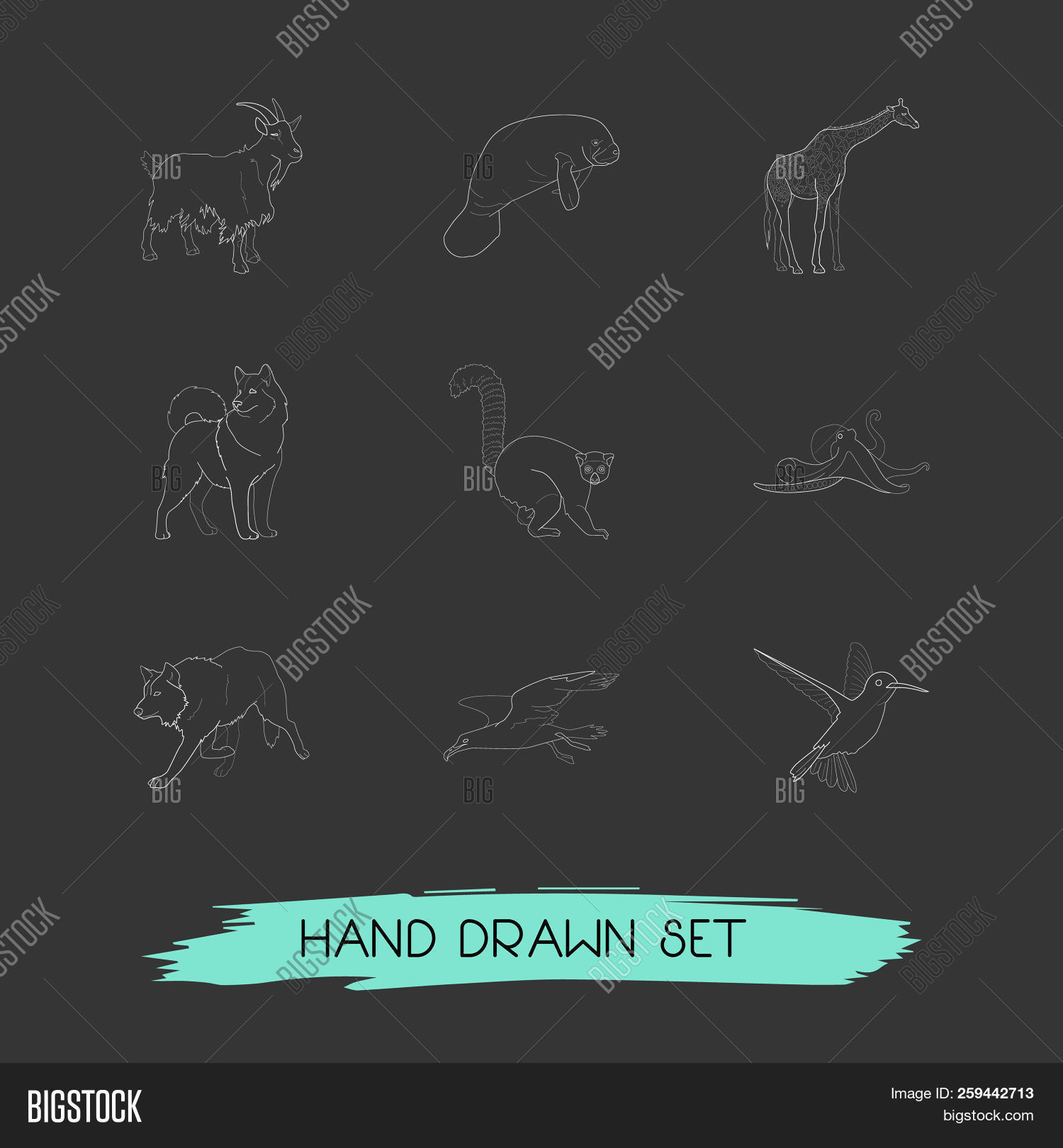 Set Alive Icons Line Image & Photo (Free Trial) | Bigstock