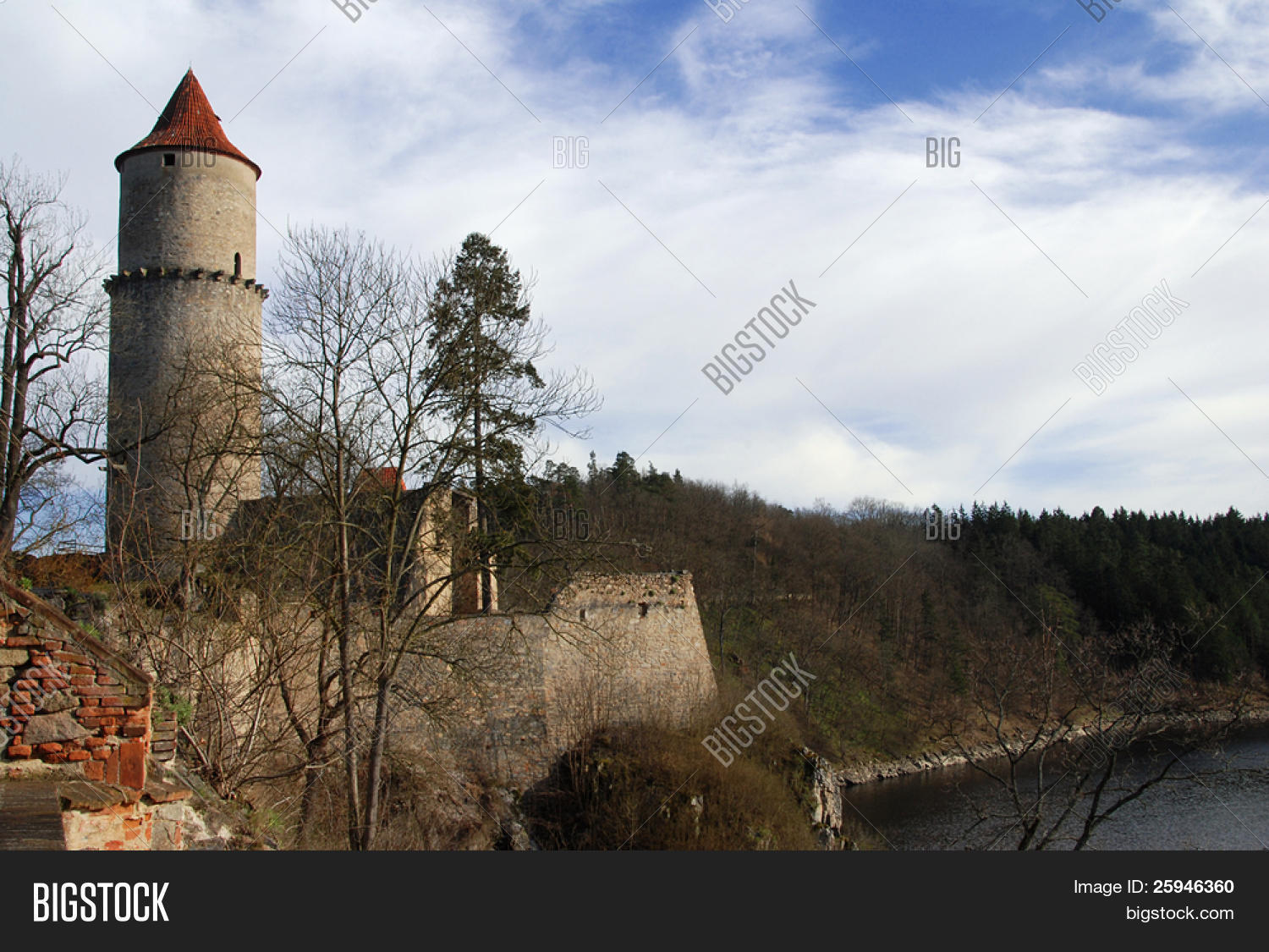 Medieval Castle Zvikov Image & Photo (Free Trial) | Bigstock