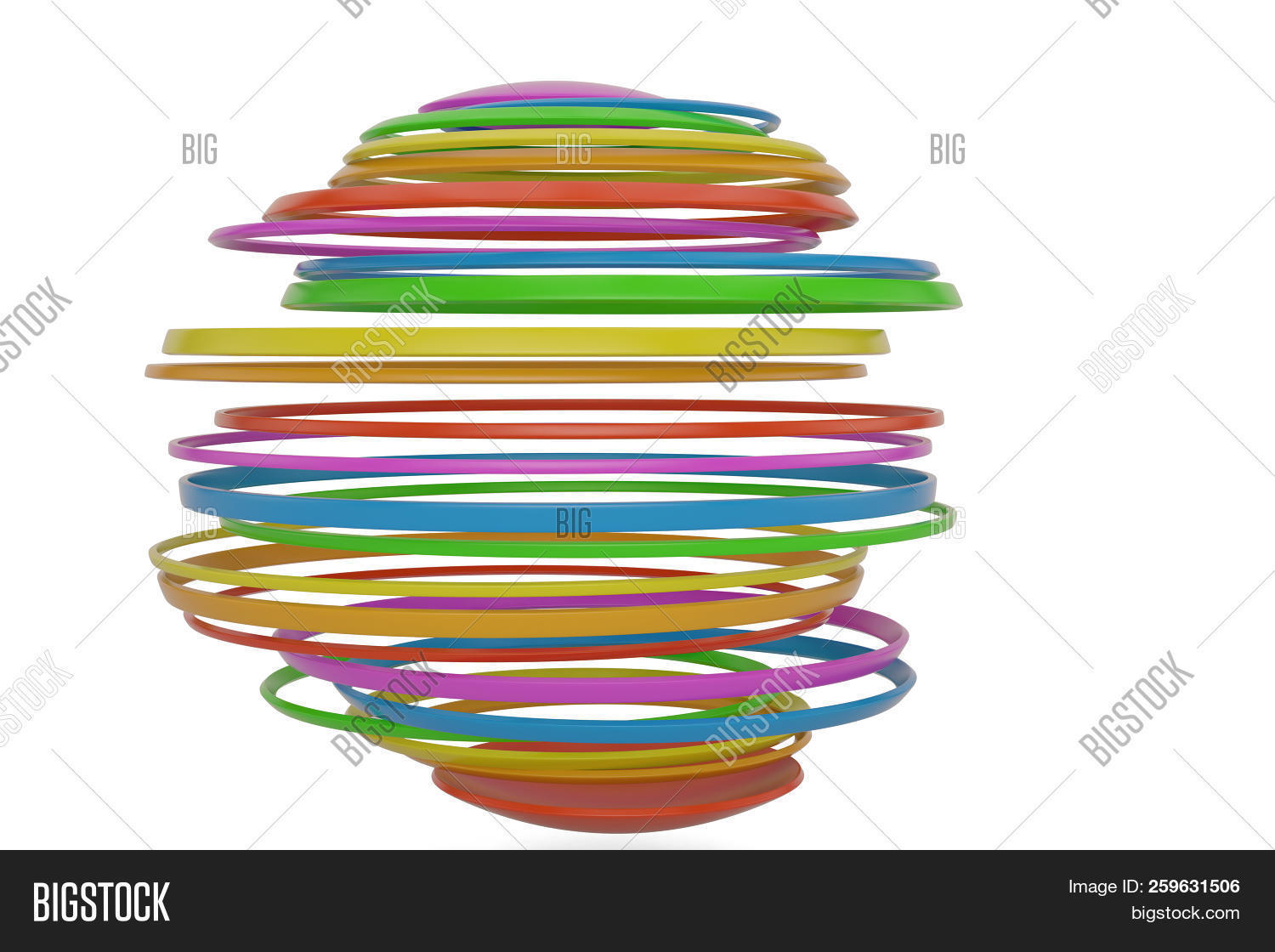 Colorful Sliced Sphere Image & Photo (Free Trial) | Bigstock