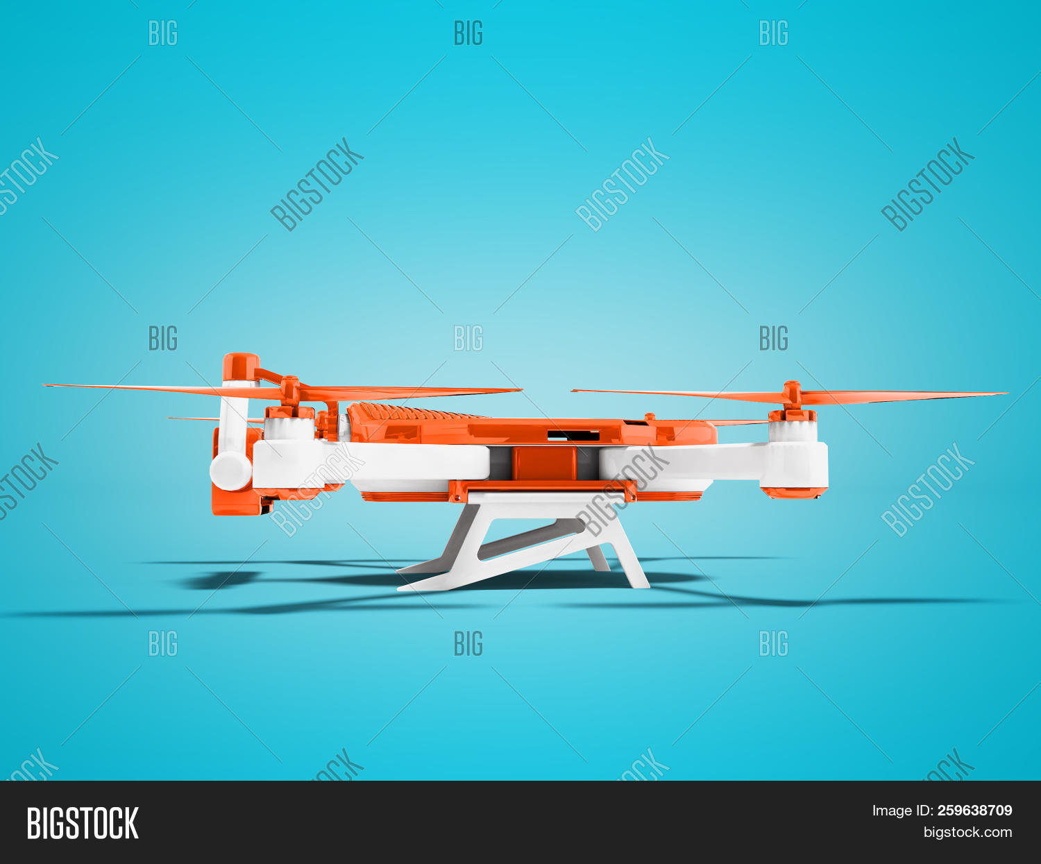 Modern Orange Drone Image & Photo (Free Trial) | Bigstock