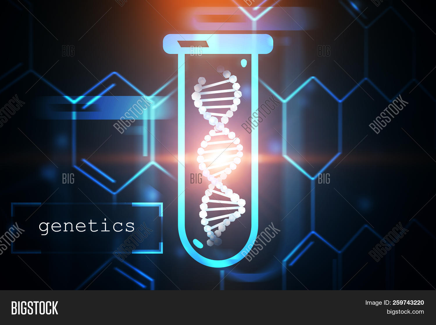 White Dna Helix Test Image & Photo (Free Trial) | Bigstock