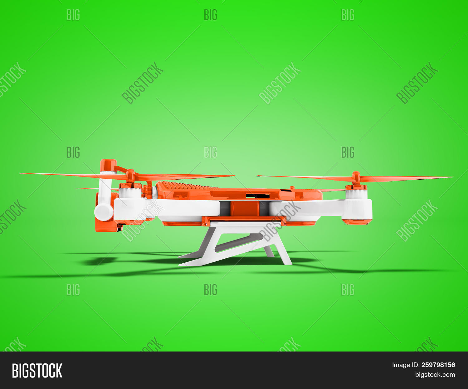 Modern Orange Drone Image & Photo (Free Trial) | Bigstock