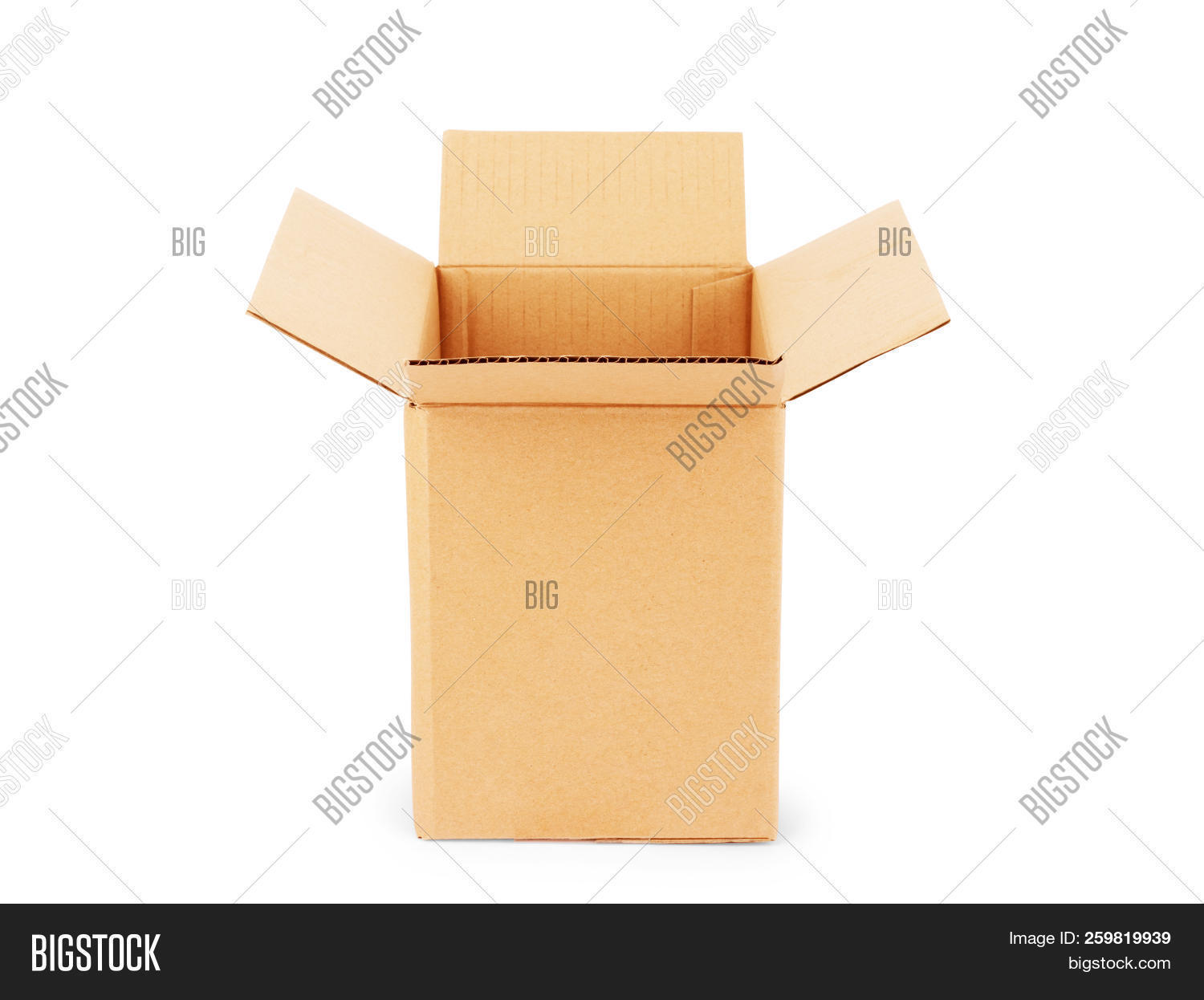 Cardboard Box Isolated Image & Photo (Free Trial) | Bigstock
