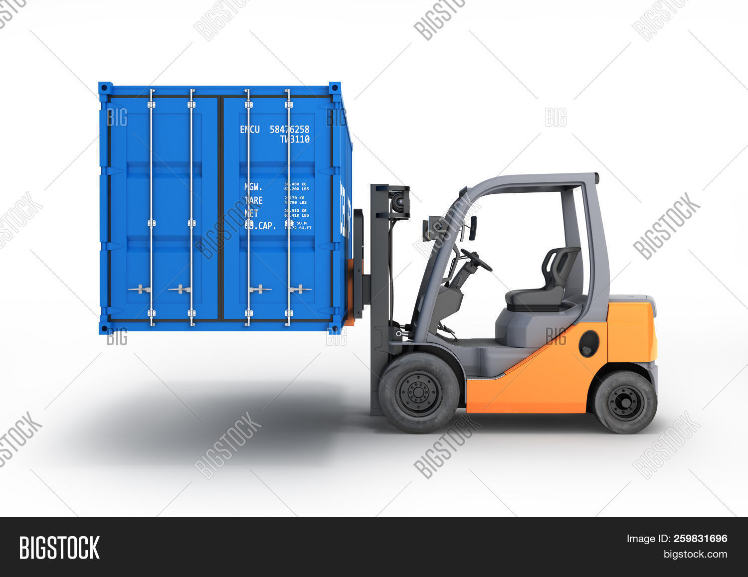 Forklift Handling Image & Photo (Free Trial) | Bigstock