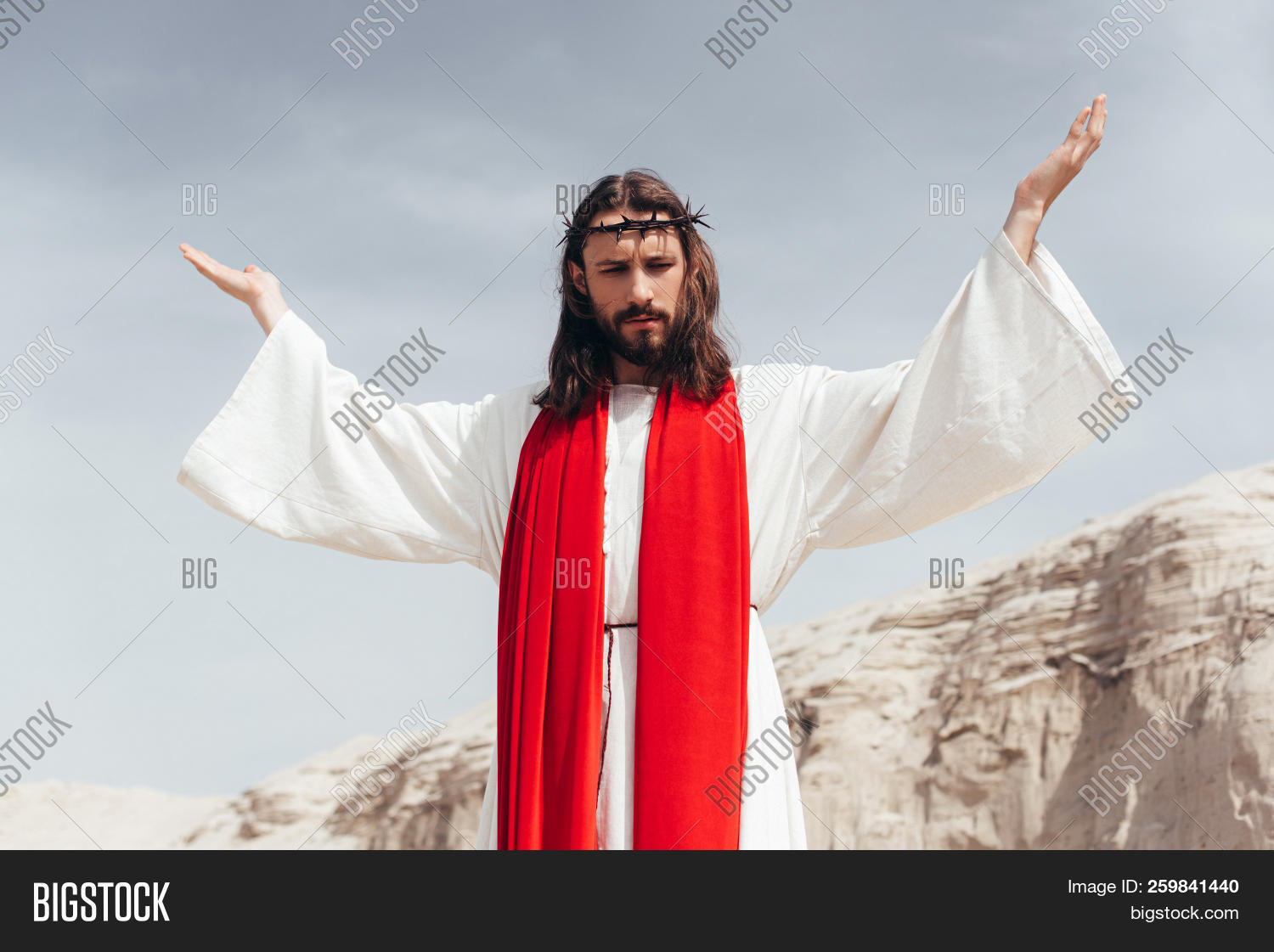 Low Angle View Jesus Image & Photo (Free Trial) | Bigstock