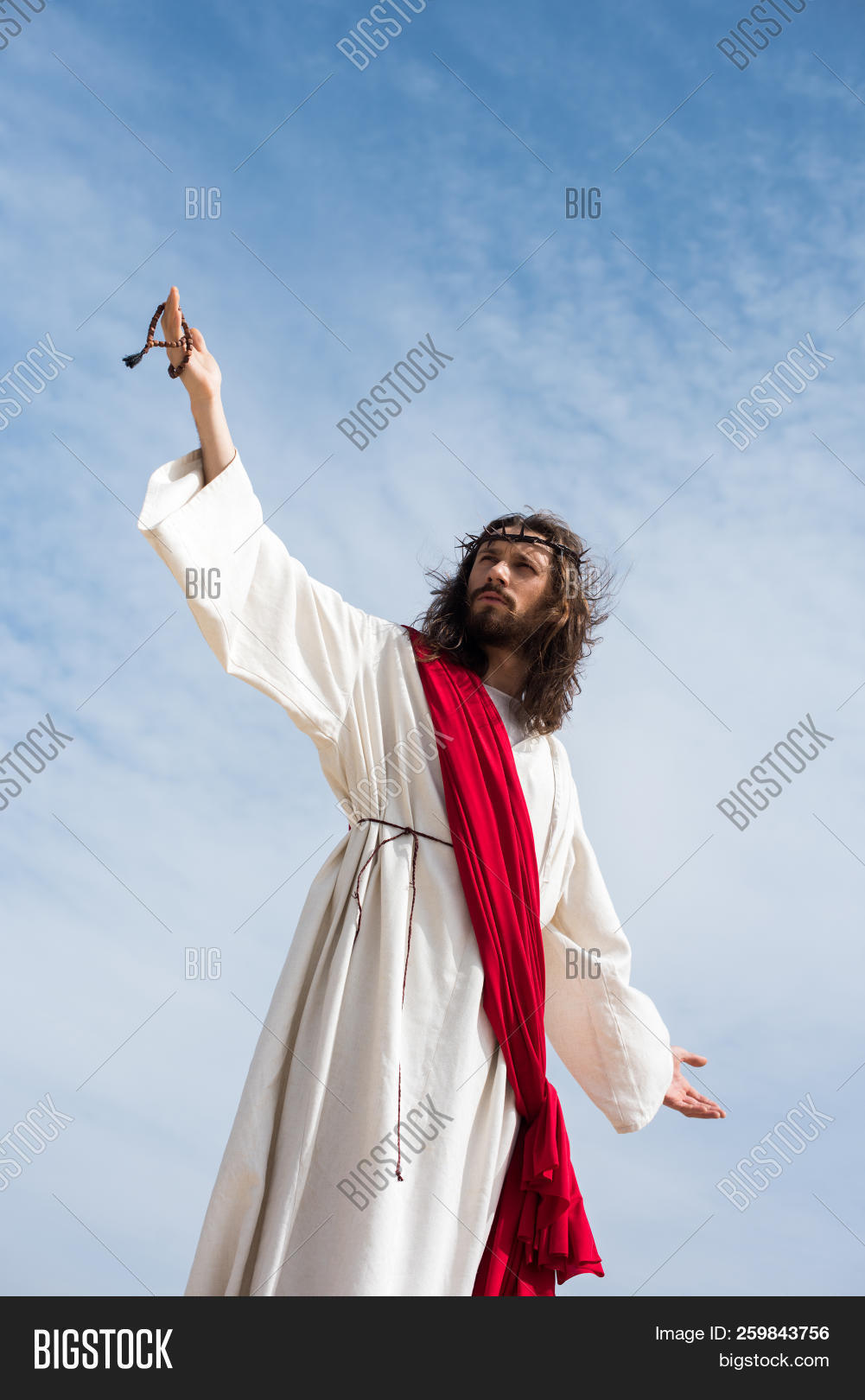 Low Angle View Jesus Image & Photo (Free Trial) | Bigstock