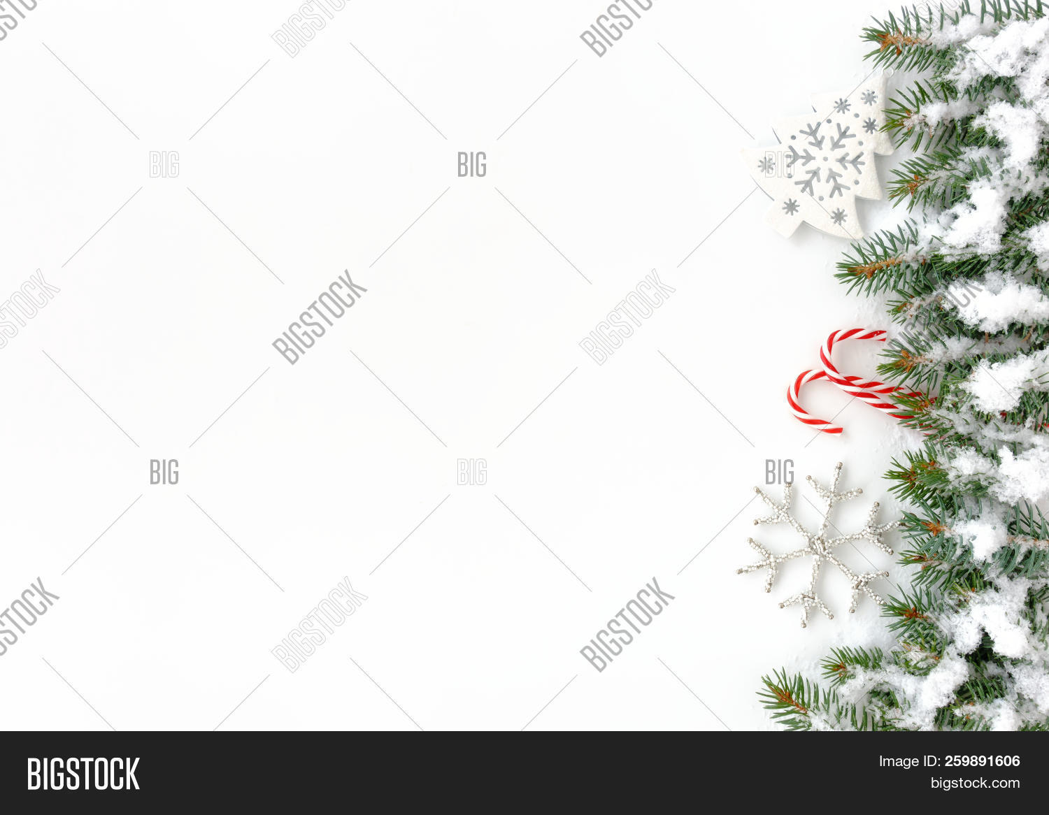 Christmas Border Snow Image & Photo (Free Trial) | Bigstock
