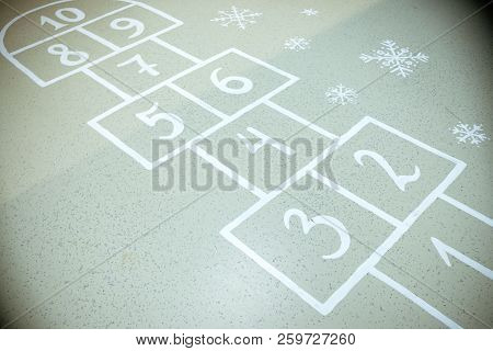 Hopscotch Court Image & Photo (Free Trial) | Bigstock