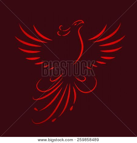 Red Phoenix Rising Vector & Photo (Free Trial) | Bigstock