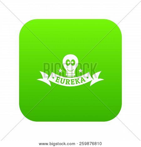 Eureka Icon Green Vector & Photo (Free Trial) | Bigstock