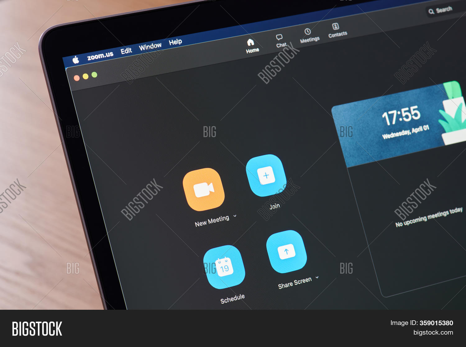 Zoom App Main Menu Image & Photo (Free Trial) | Bigstock