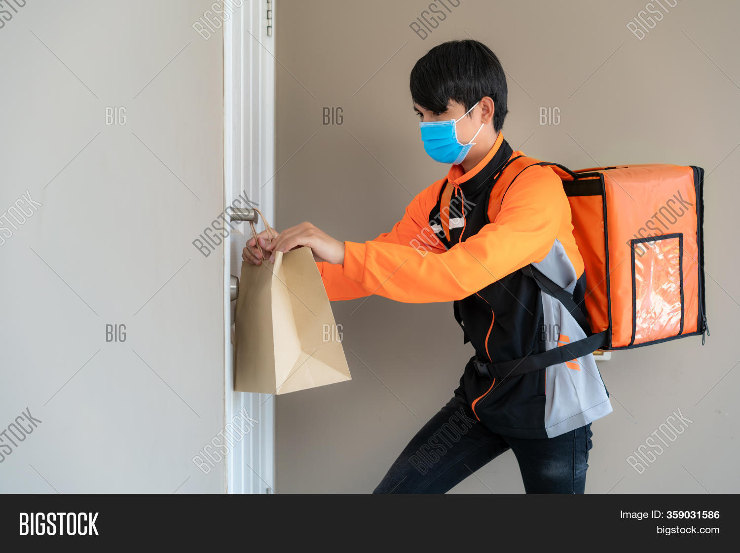Asian Delivery Man Image & Photo (Free Trial) | Bigstock
