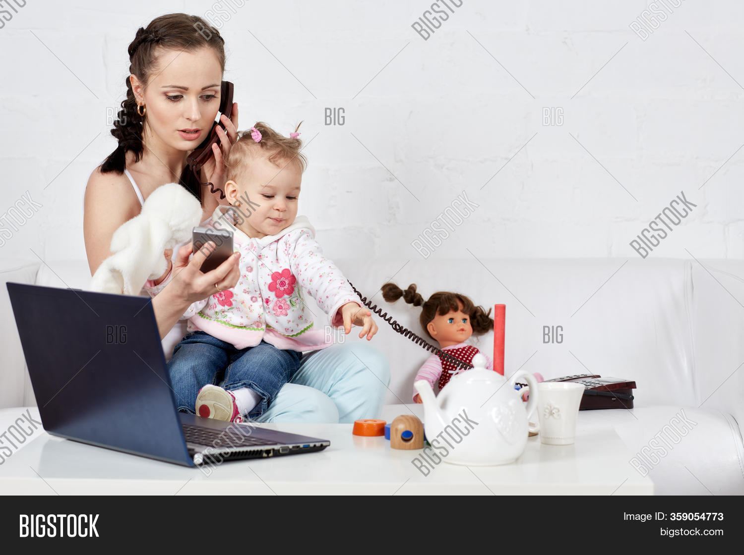 Small Child Busy Young Image & Photo (Free Trial) | Bigstock