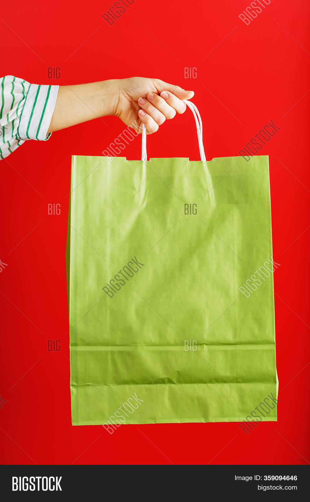 Green Paper Bag Arms Image & Photo (Free Trial) | Bigstock