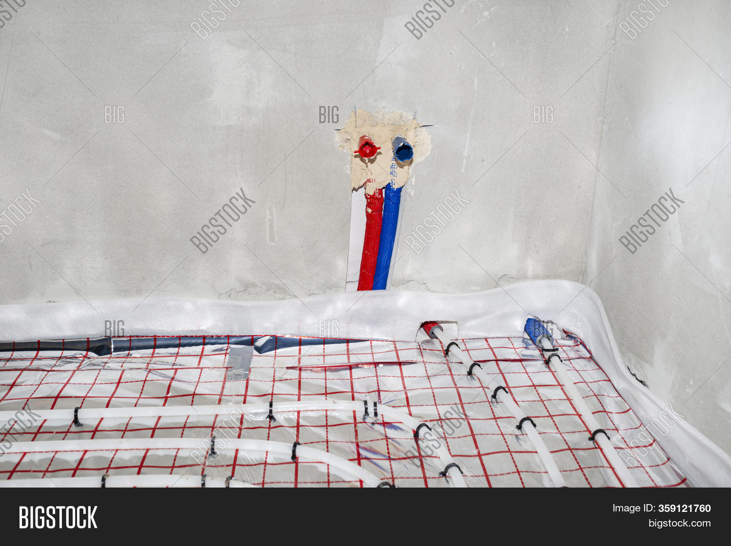 Pipes Hot Cold Water Image & Photo (Free Trial) | Bigstock