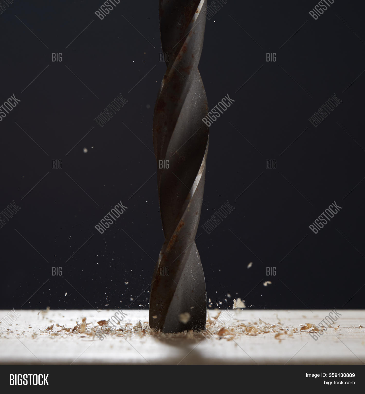 Wood Drill Bit Shaving Image & Photo (Free Trial) | Bigstock