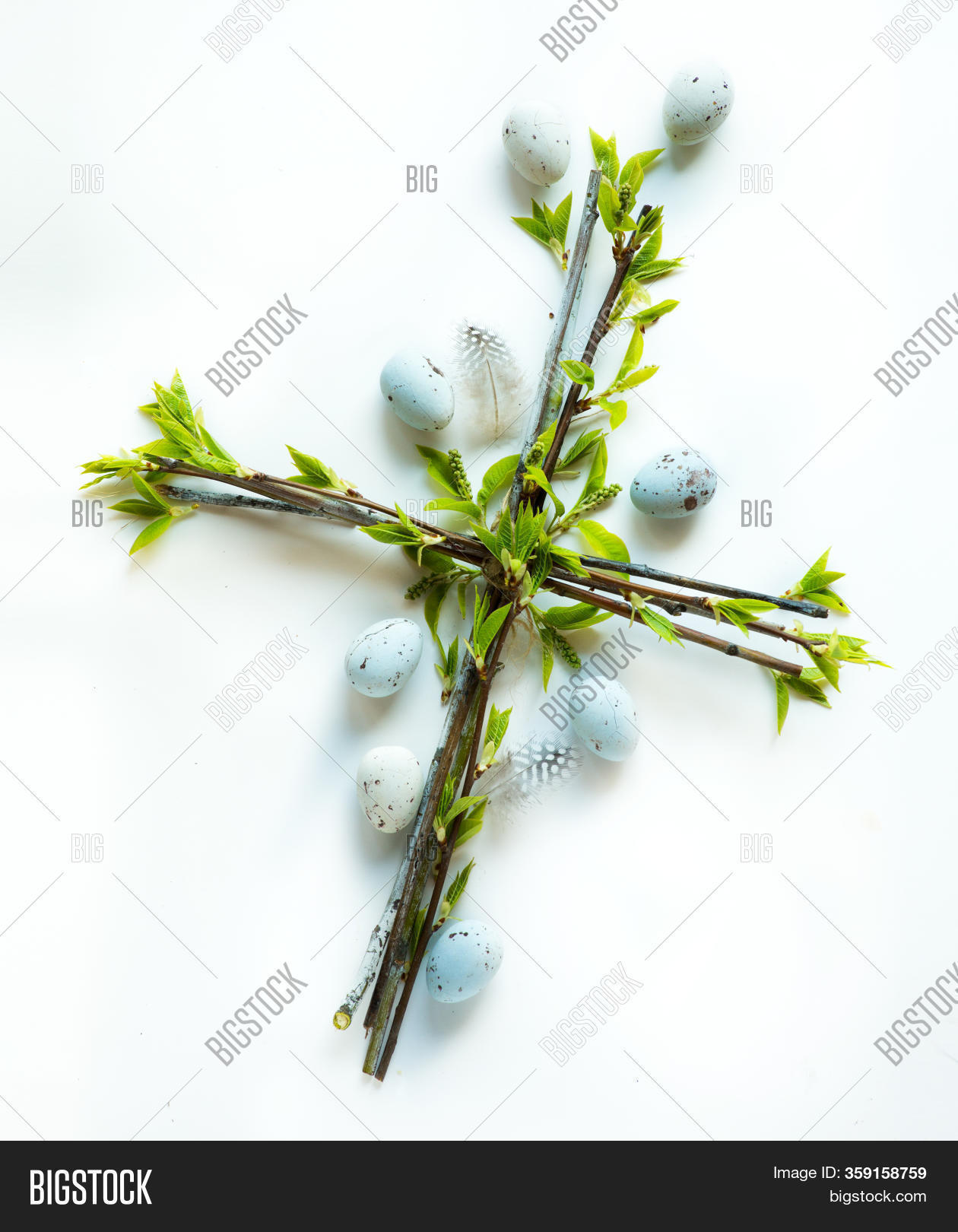 Easter Flower Cross Image & Photo (Free Trial) | Bigstock