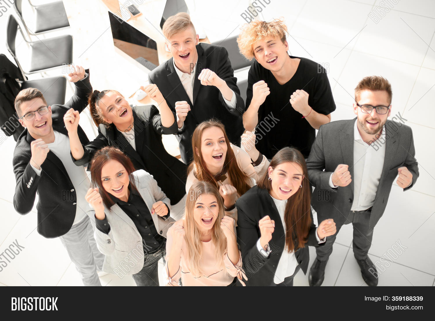 Top View. Large Group Image & Photo (Free Trial) | Bigstock