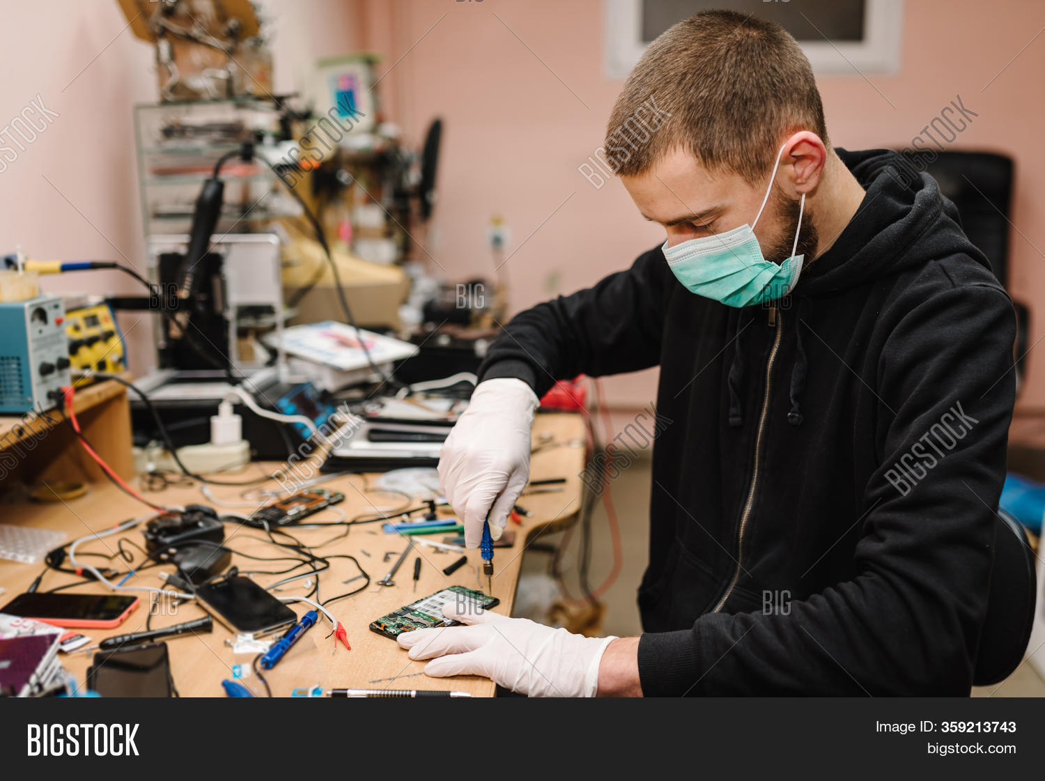 Technician Repairing Image & Photo (Free Trial) | Bigstock