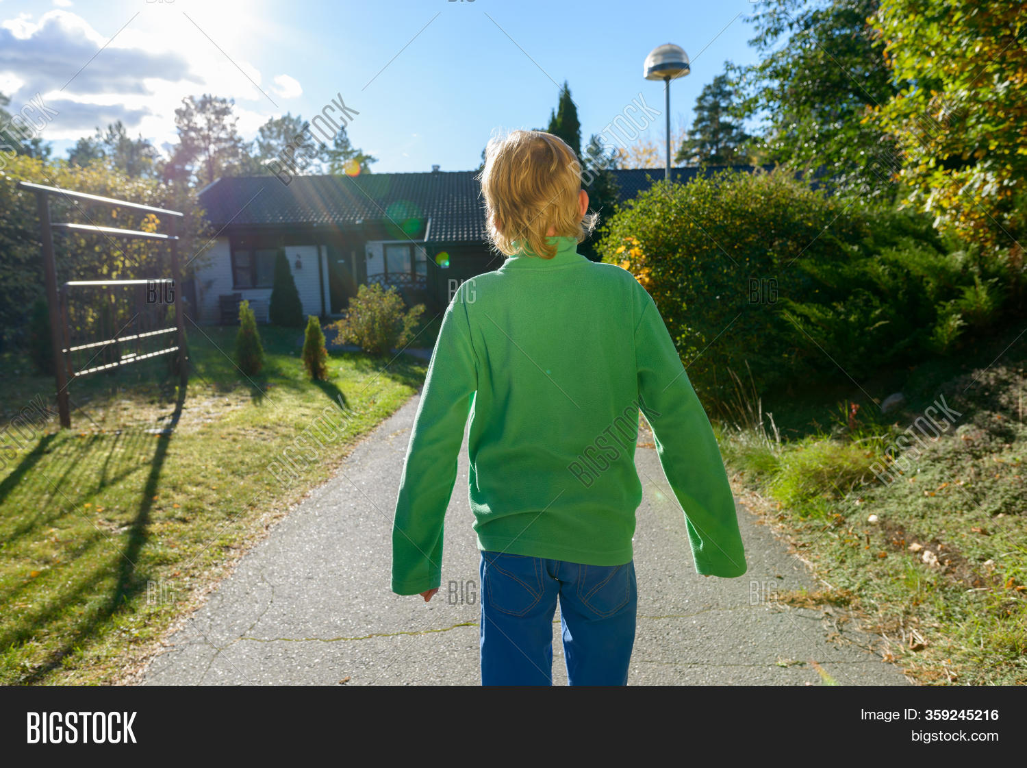 Rear View Young Boy Image & Photo (Free Trial) | Bigstock
