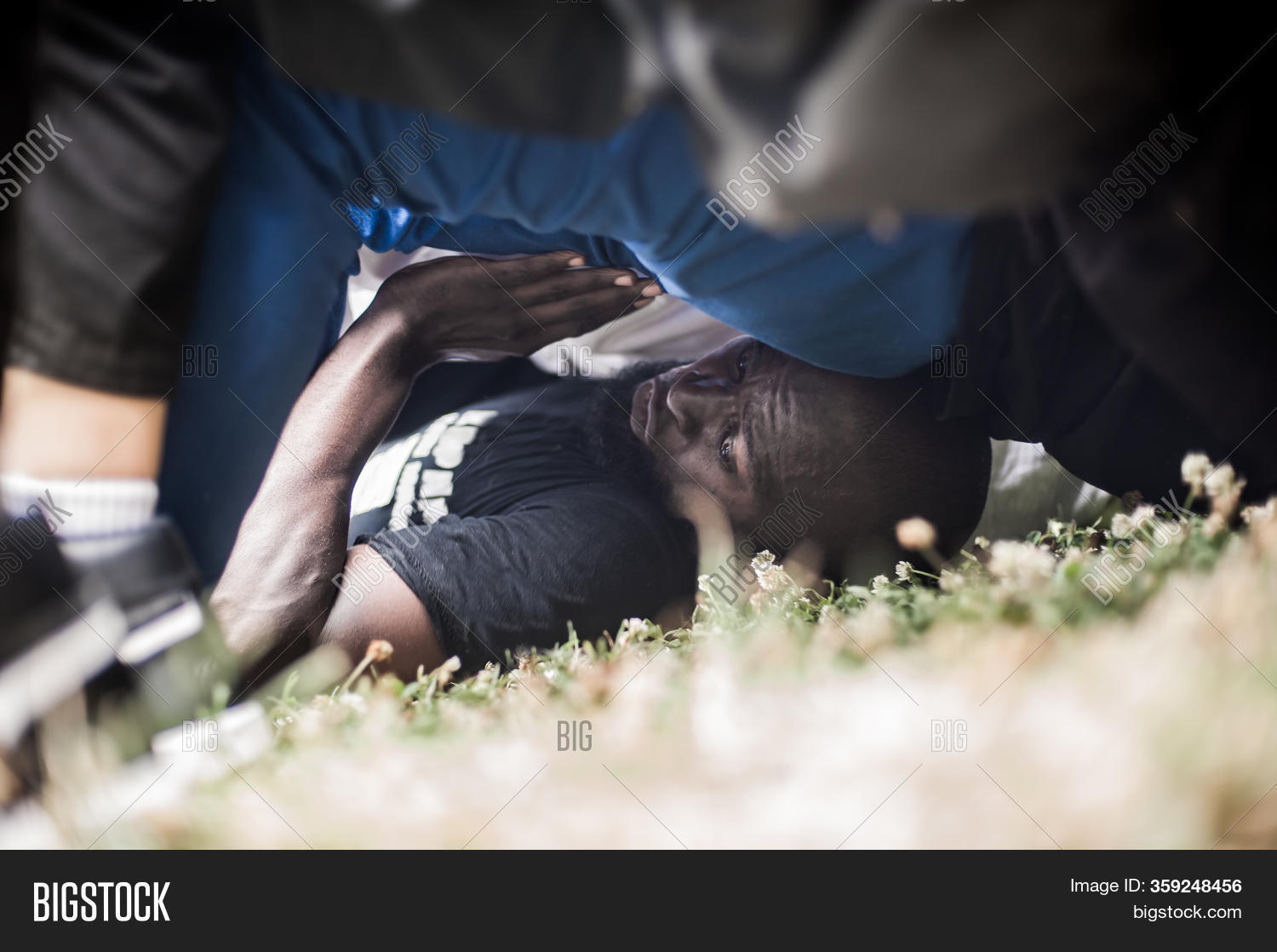 Man Crawls Across Image & Photo (Free Trial) | Bigstock