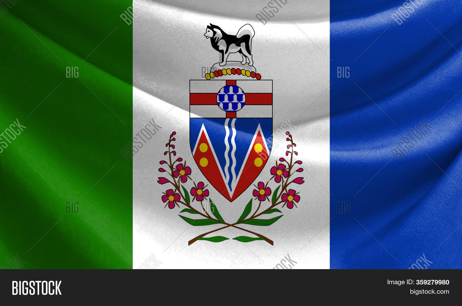 Realistic Flag Yukon Image & Photo (Free Trial) | Bigstock