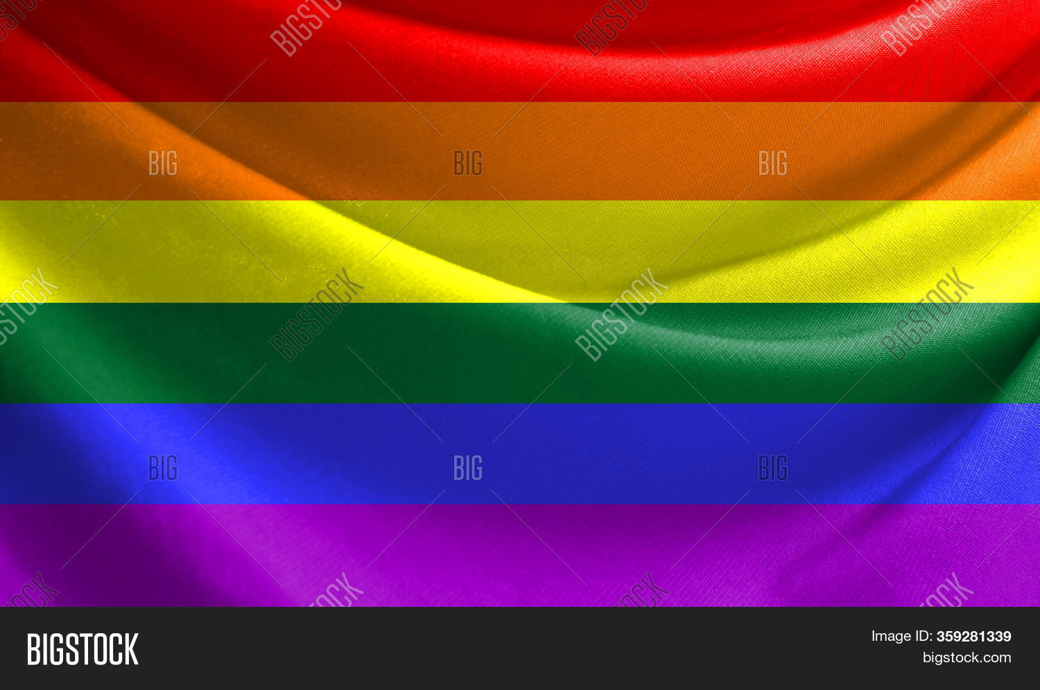 Realistic Flag Lgbt On Image & Photo (Free Trial) | Bigstock