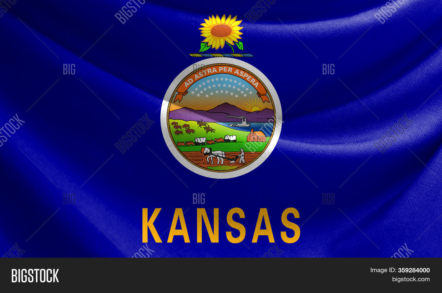 Realistic Flag State Image & Photo (Free Trial) | Bigstock