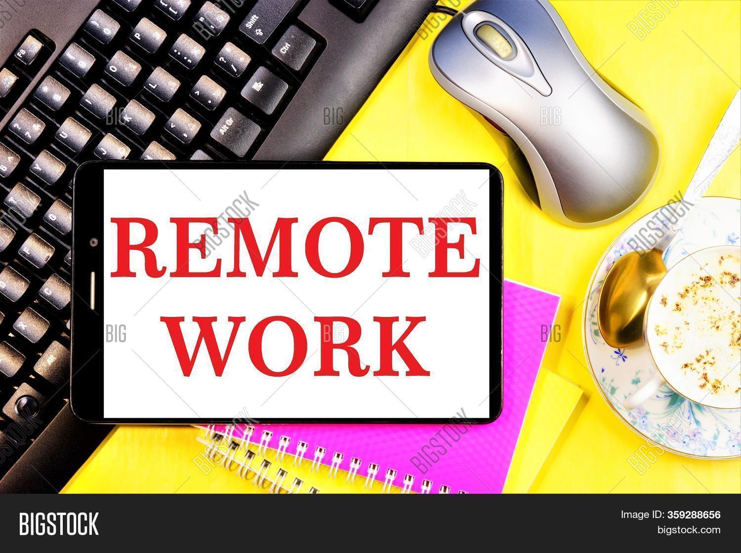 Remote Work-writing Image & Photo (Free Trial) | Bigstock