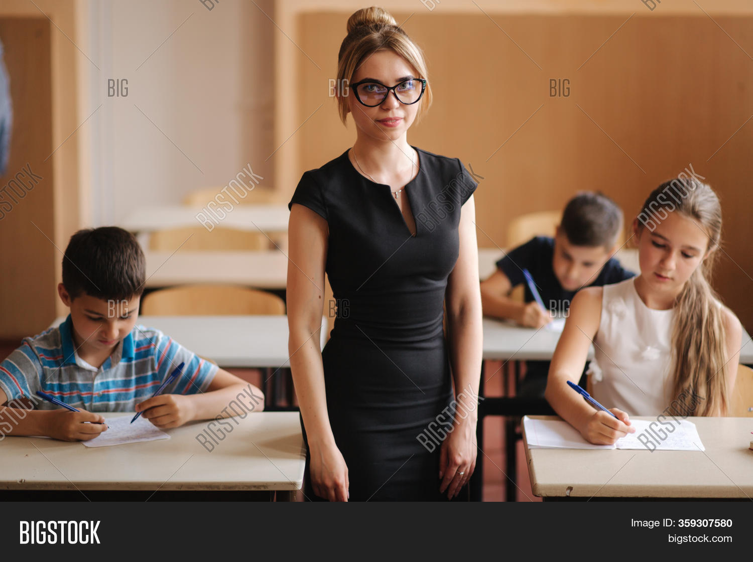 Teacher Helping School Image & Photo (Free Trial) | Bigstock