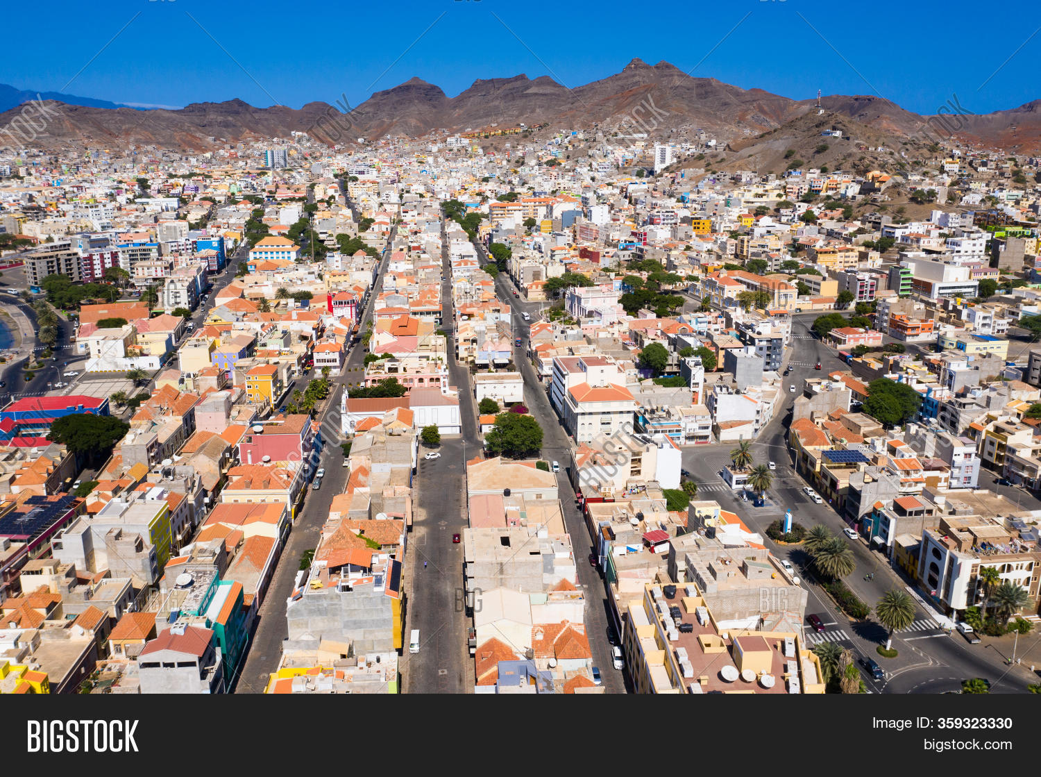 Aerial View Mindelo Image & Photo (Free Trial) | Bigstock