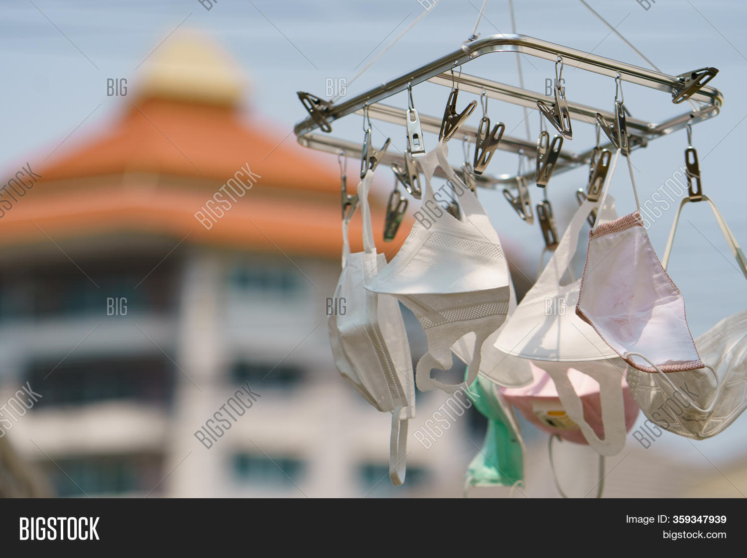 Surgical Mask Hanging Image & Photo (Free Trial) | Bigstock