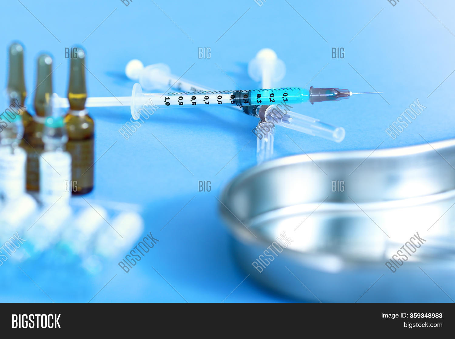 Medical Syringes On Image & Photo (Free Trial) | Bigstock