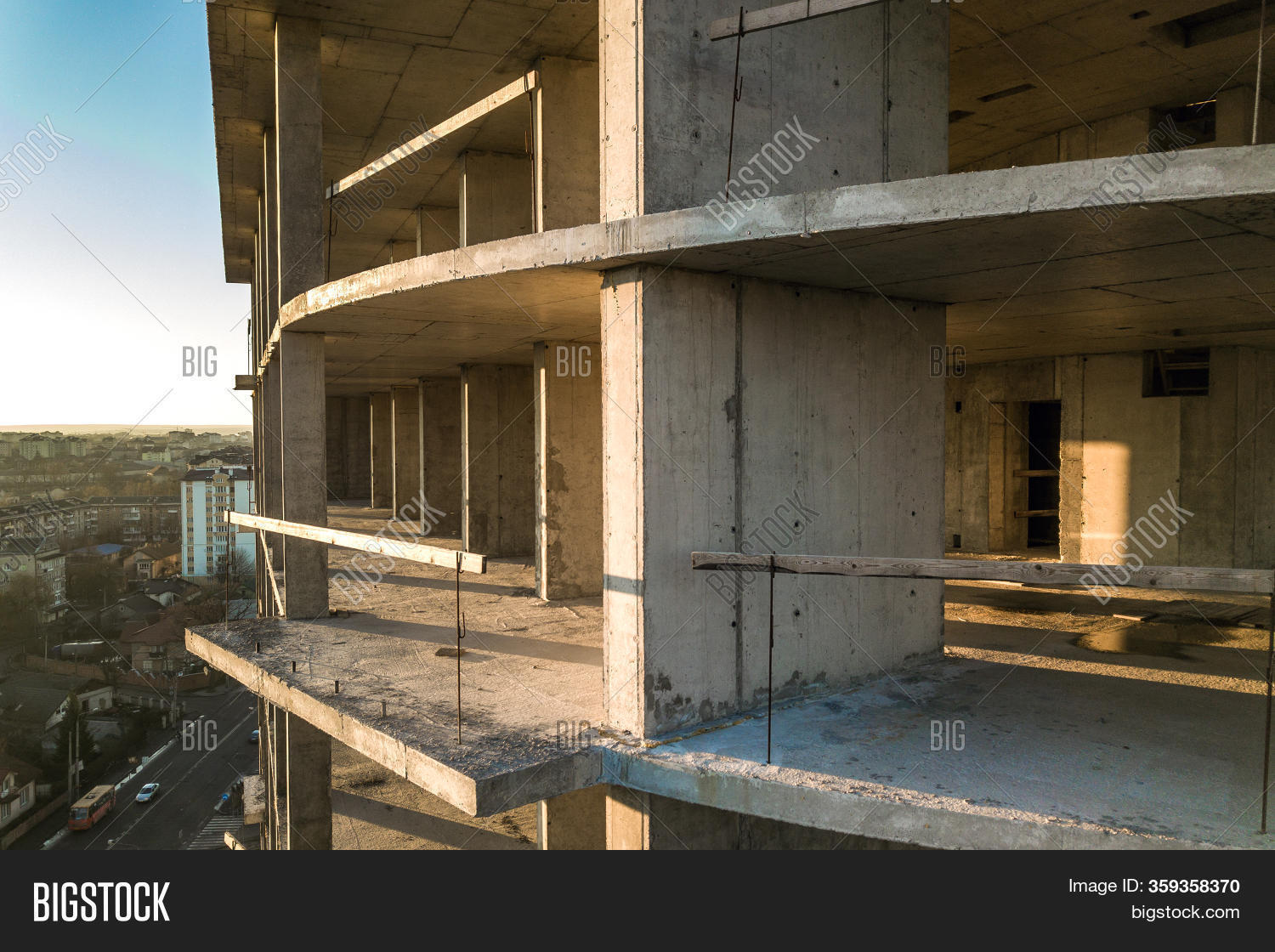 Aerial View Concrete Image & Photo (Free Trial) | Bigstock
