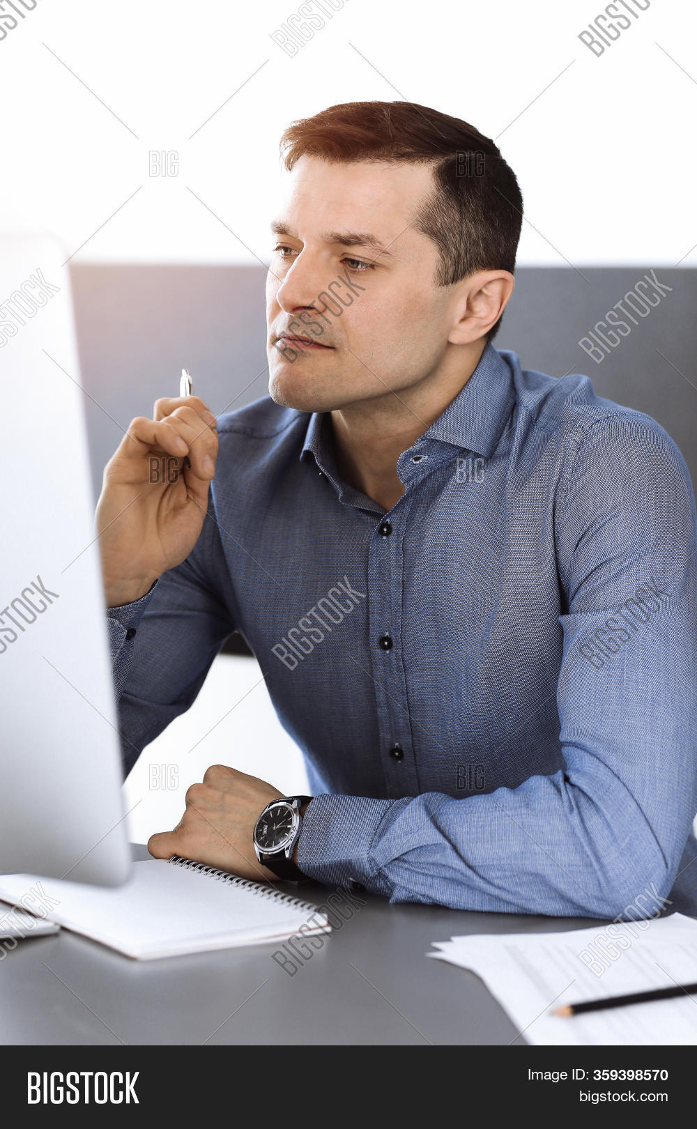 Businessman Working Image & Photo (Free Trial) | Bigstock