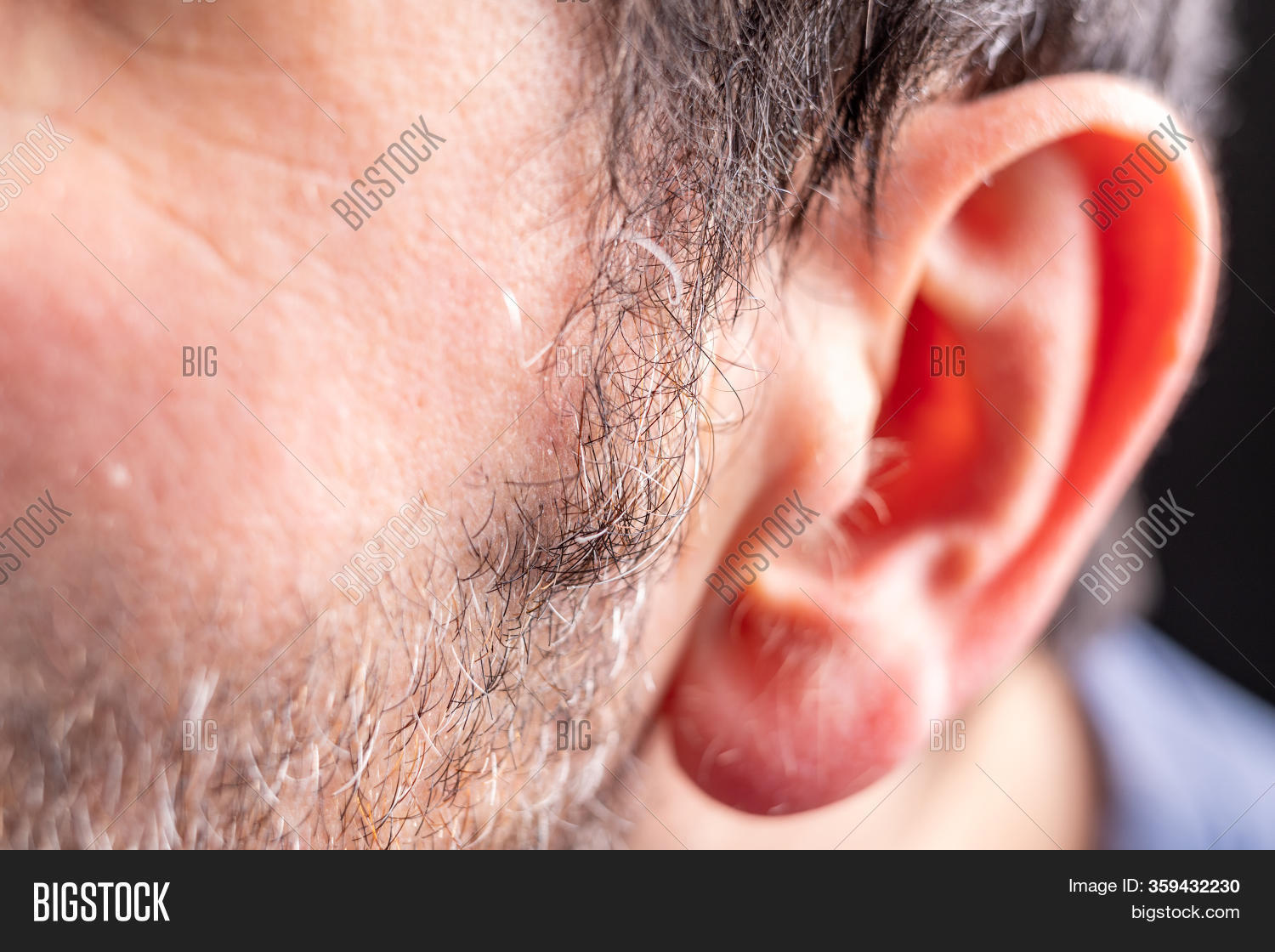 Adult Man's Sideburns Image & Photo (Free Trial) | Bigstock