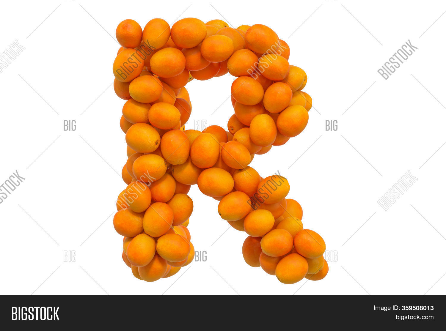 Letter R Oranges, 3d Image & Photo (Free Trial) | Bigstock