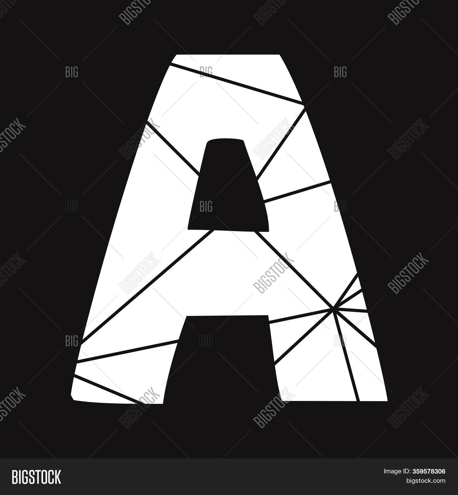 White Vector Alphabet Vector & Photo (Free Trial) | Bigstock