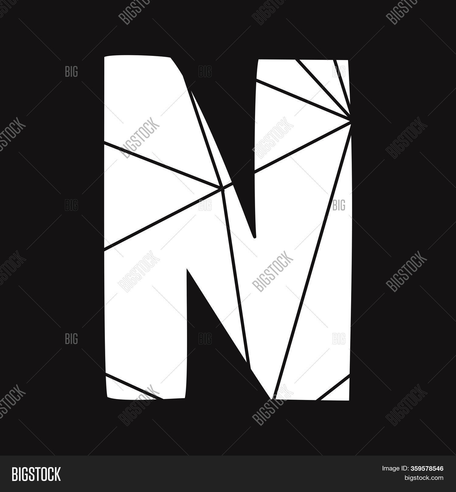 N White Vector Vector & Photo (Free Trial) | Bigstock