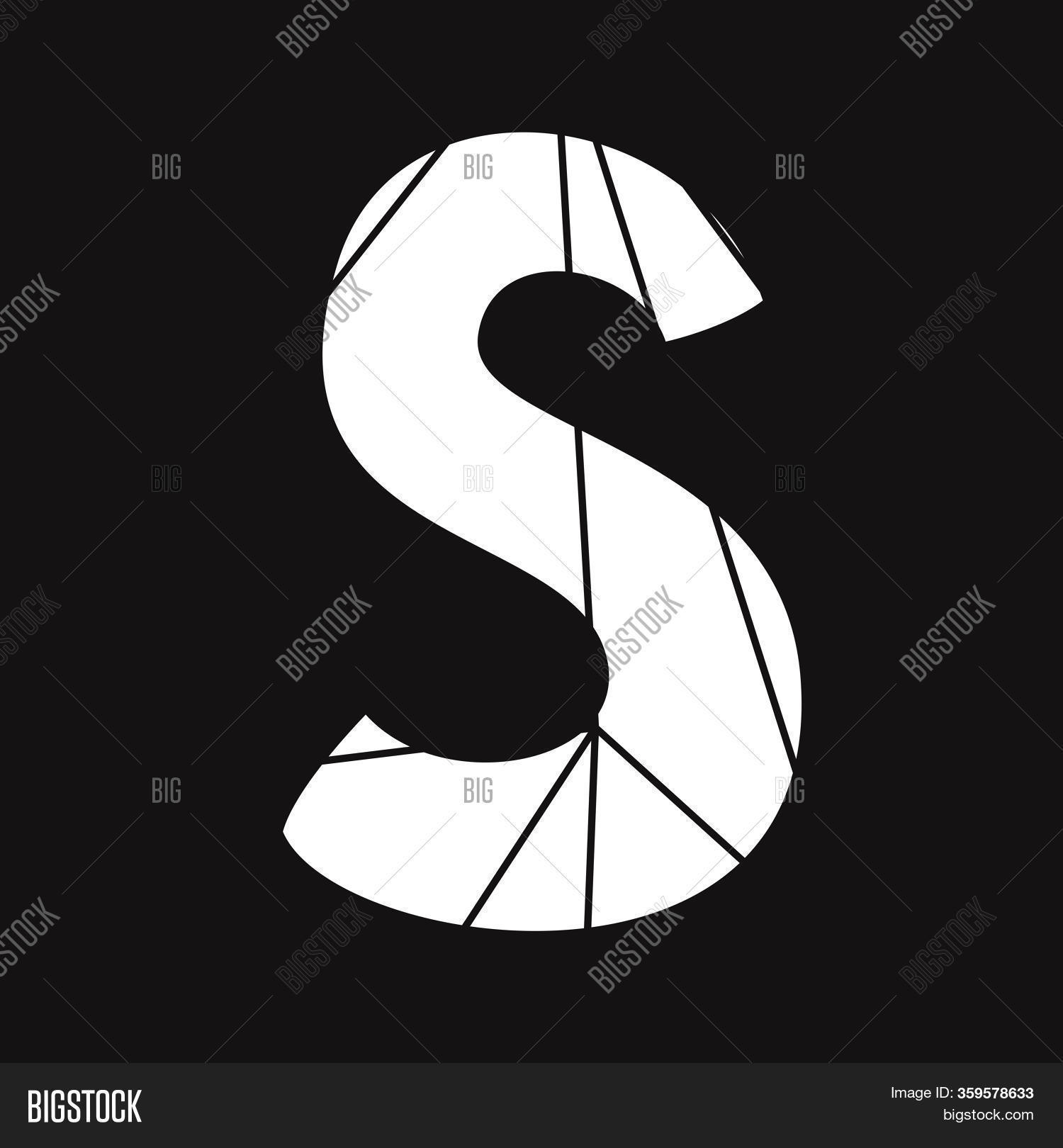 S White Vector Vector & Photo (Free Trial) | Bigstock