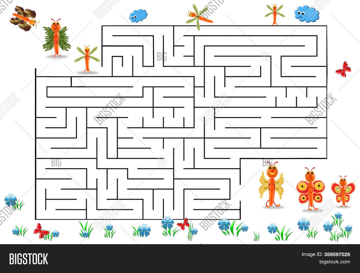 Funny Maze Game Image & Photo (Free Trial) | Bigstock