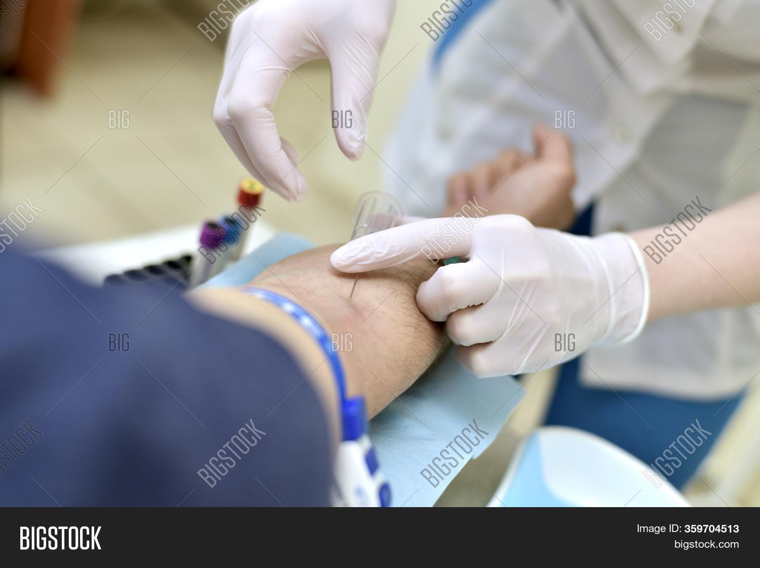 Taking Venous Blood Image & Photo (Free Trial) | Bigstock